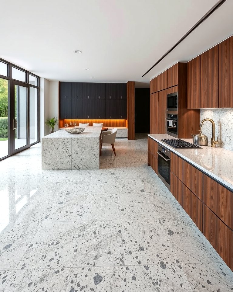25 Terrazzo Kitchen Floor Ideas for a Unique Look