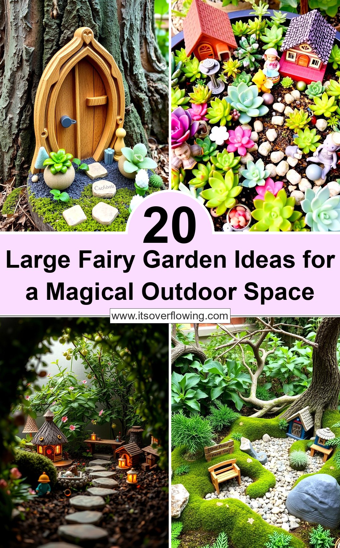 20 Large Fairy Garden Ideas for a Magical Outdoor Space