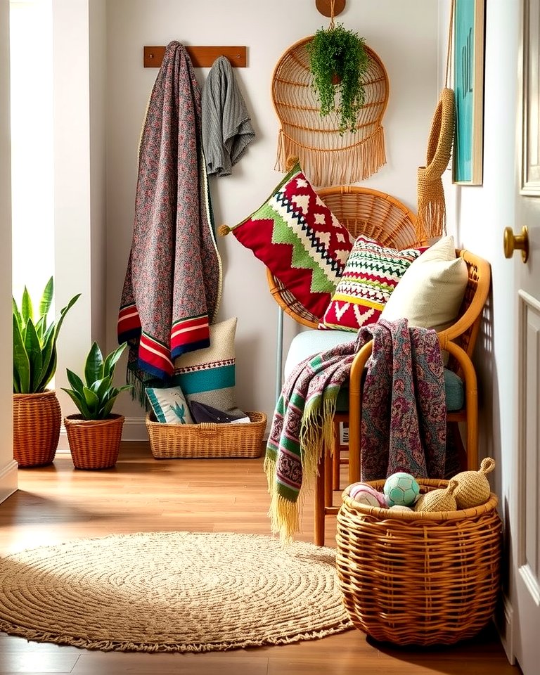 30 Bohemian Hallway Decor Ideas for a Welcoming Entryway