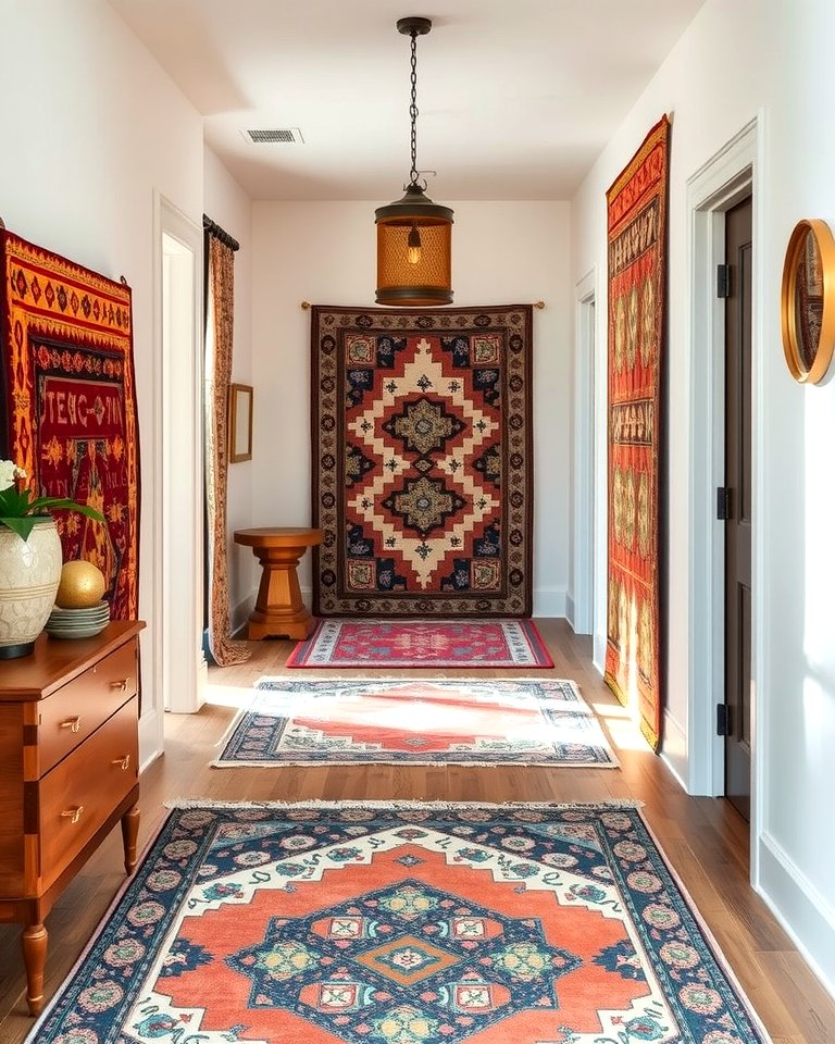 30 Bohemian Hallway Decor Ideas for a Welcoming Entryway