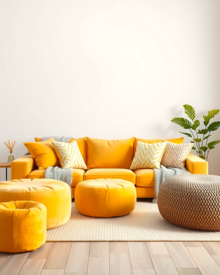 25 Yellow Living Room Ideas to Brighten Your Home