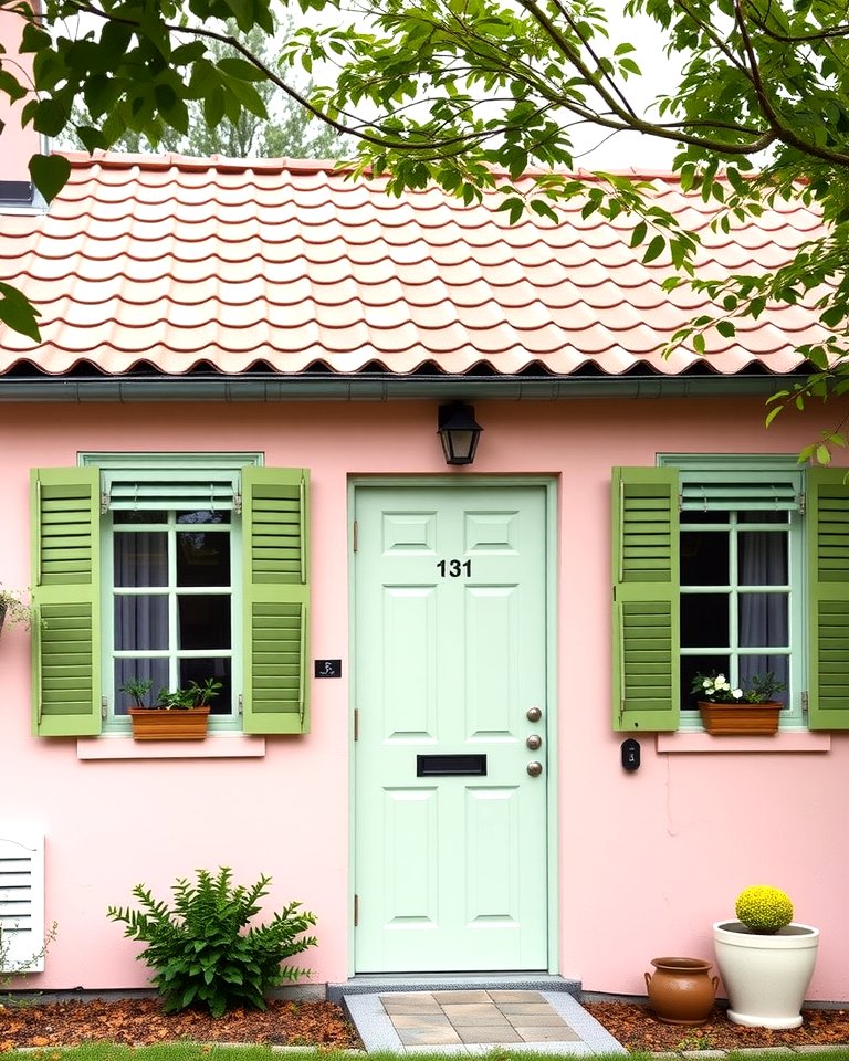 25 Pink House Exterior Ideas for a Charming Look