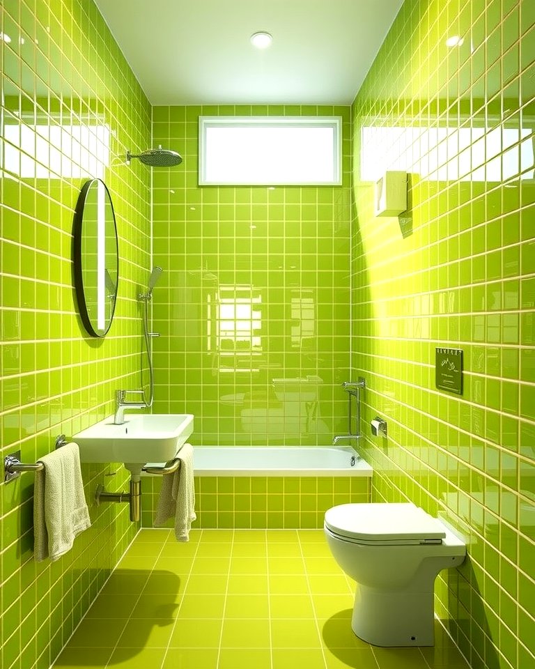 30 Green Tile Bathroom Inspiration Ideas for Bold Spaces