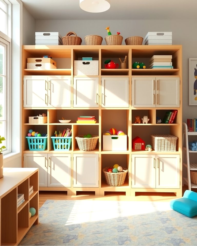 25 Playroom Storage Ideas to Keep Your Kids' Space Organized