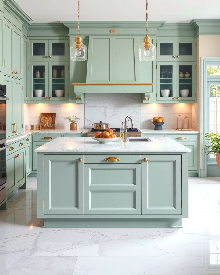 30 Mint Green Kitchen Ideas for a Fresh Culinary Space