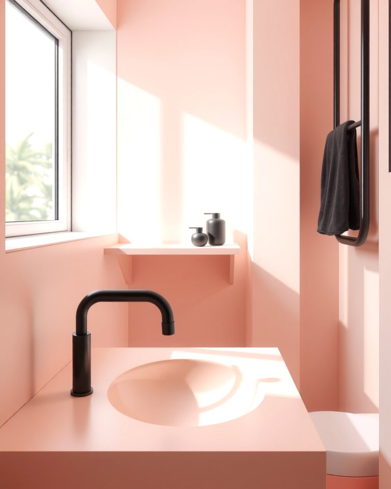 25 Pink and Black Bathroom Ideas for a Bold and Chic Look