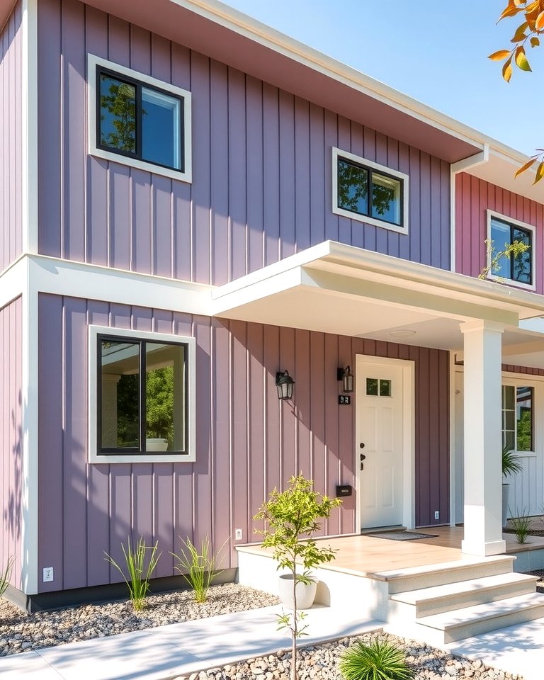 25 Purple House Exterior Ideas for a Unique Curb Appeal