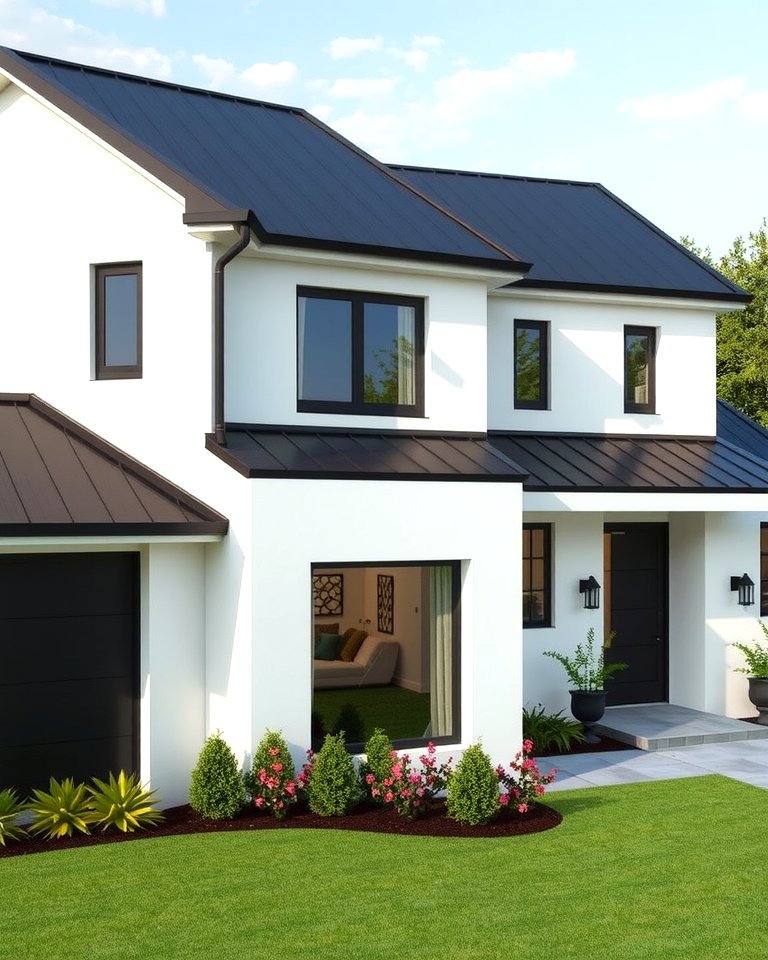 30 Black Roof Exterior Home Design Ideas for Bold Contrast
