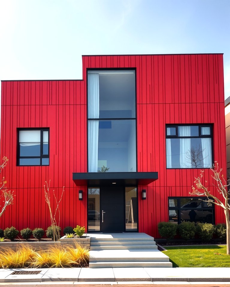 25 Red Home Exterior Ideas to Boost Curb Appeal