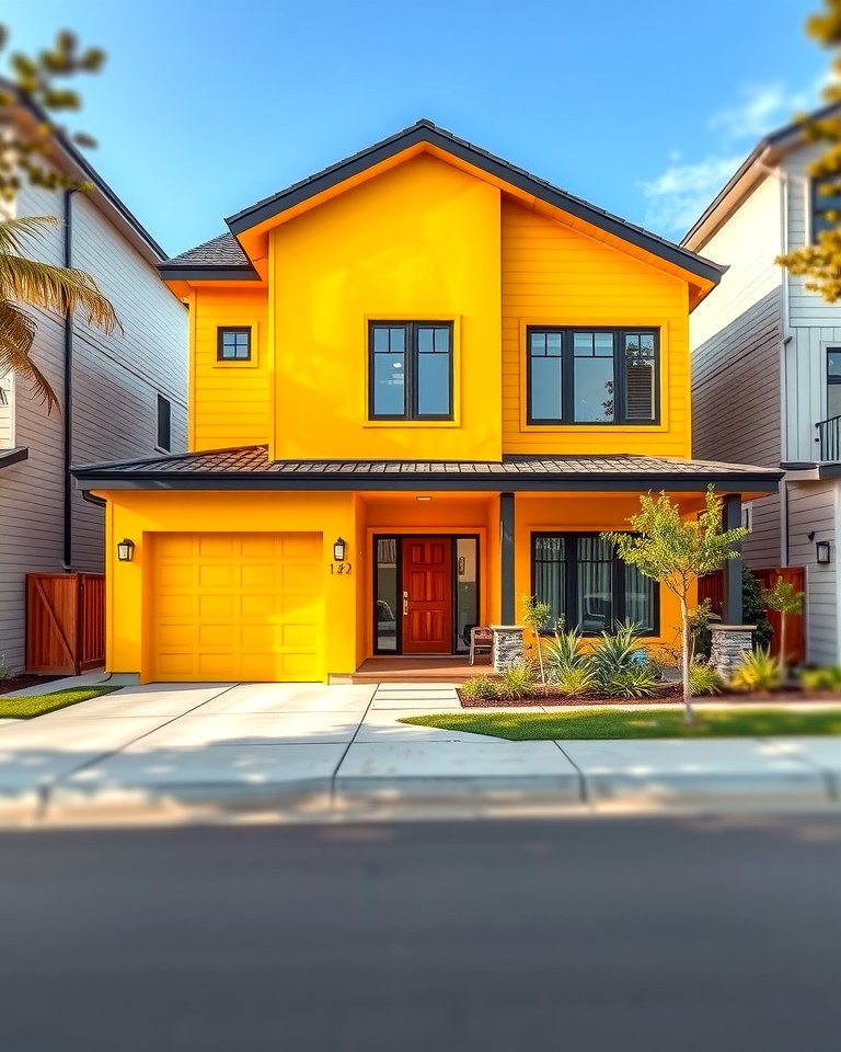 25 Yellow Exterior Home Ideas for a Bright Look