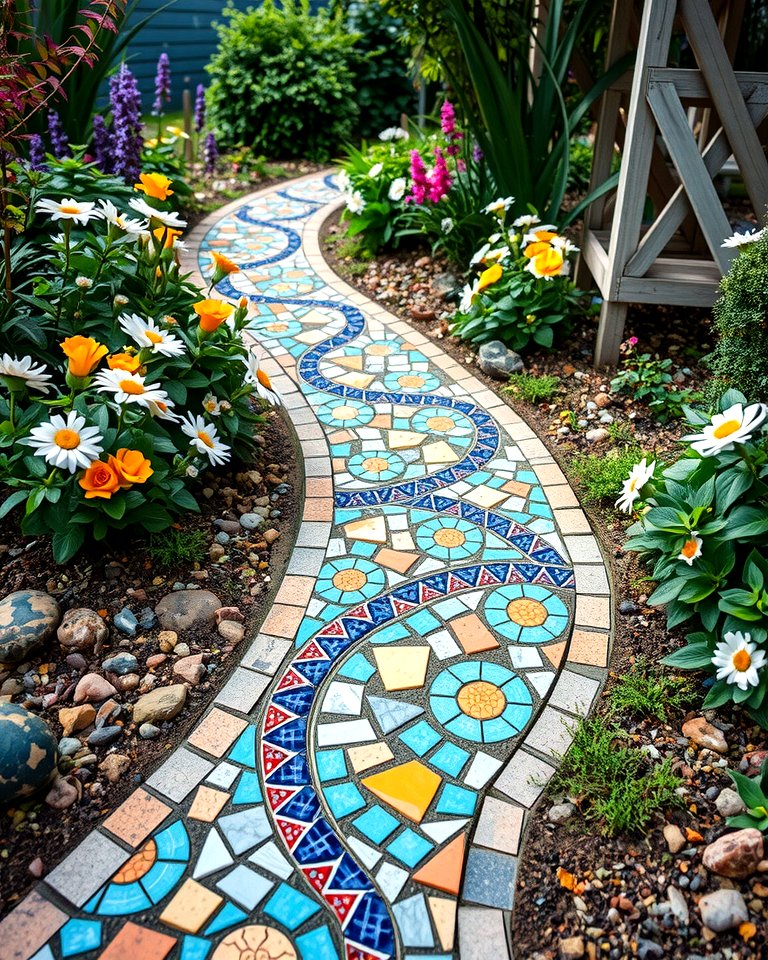 25 Mosaic Garden Ideas to Add Artistic Flair