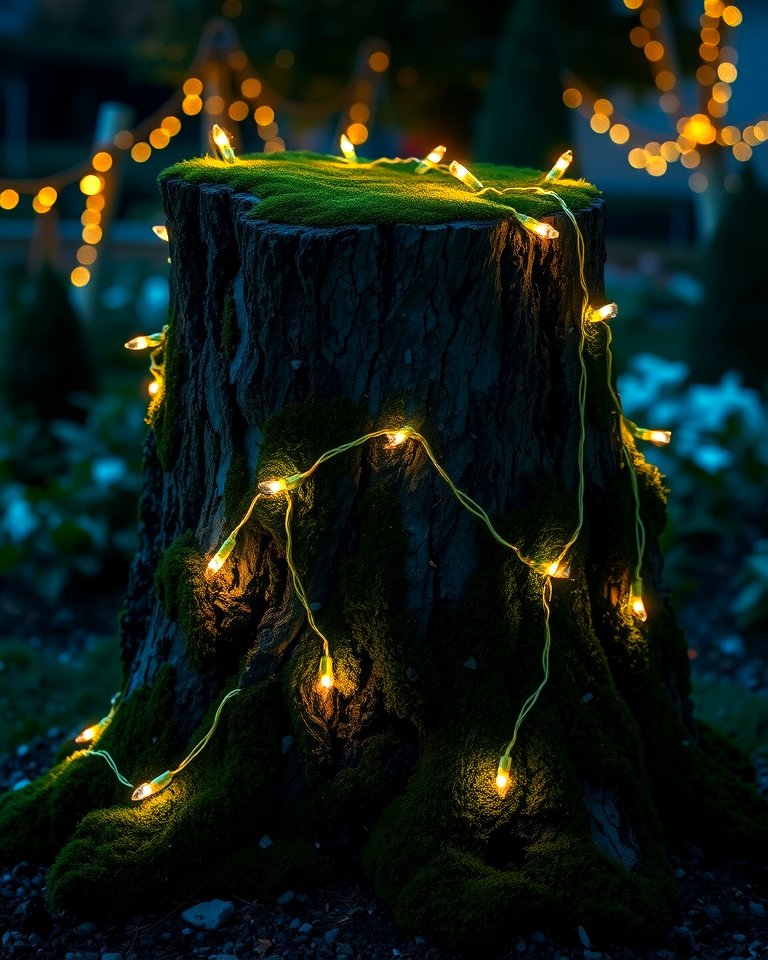 25 Tree Stump Fairy Garden Ideas for Enchanting Spaces