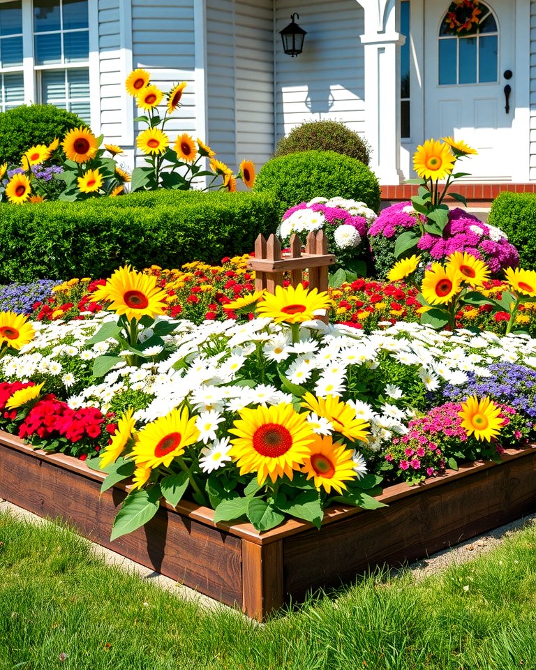 30 Front Yard Flower Bed Ideas for Curb Appeal Boost