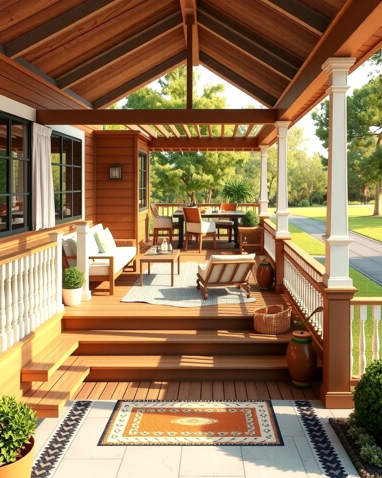 30 Large Front Porch Ideas to Boost Outdoor Living Spaces