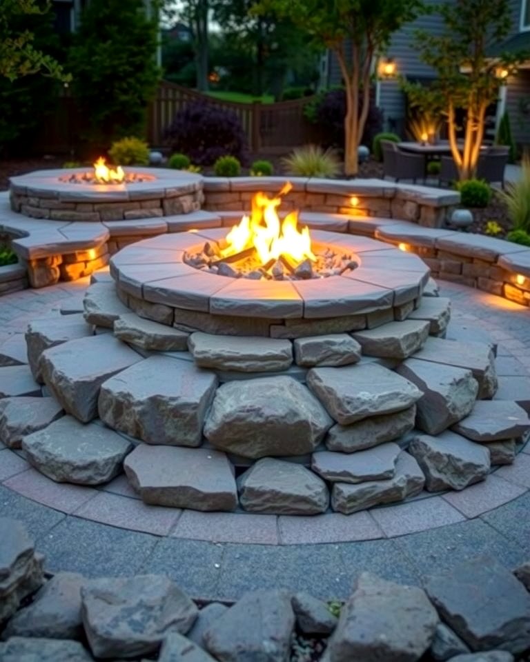 25 Rock Fire Pit Ideas for Outdoor Gatherings