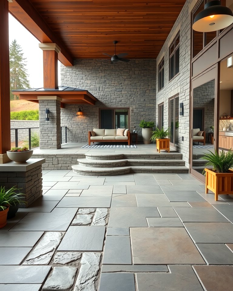 25 Stone Porch Ideas to Enhance Your Home's Curb Appeal