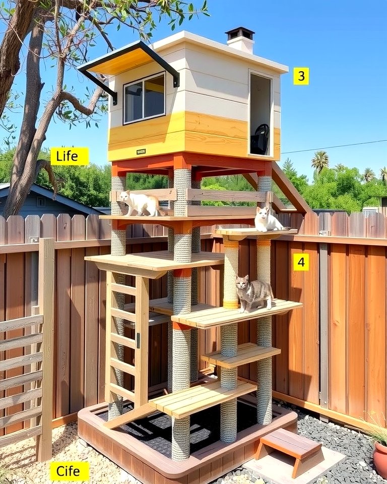25 Outdoor Catio Ideas for Your Feline Friends