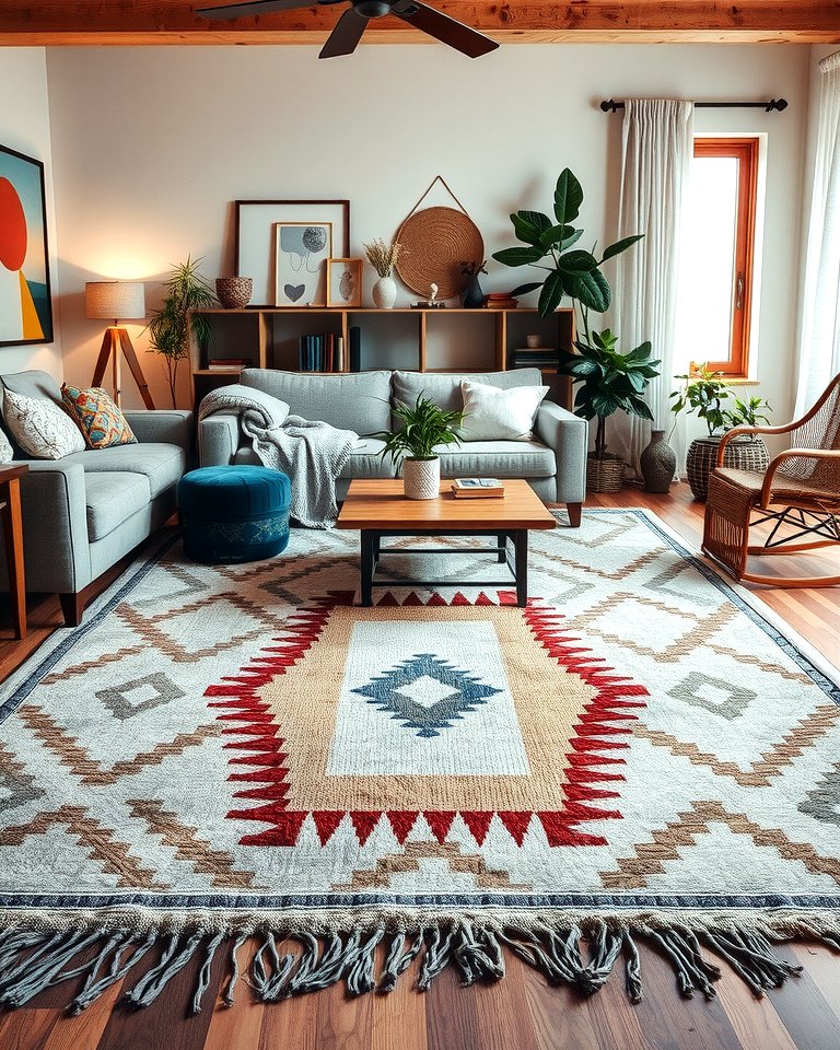 30 Living Room Rug Ideas to Define Your Space Stylishly