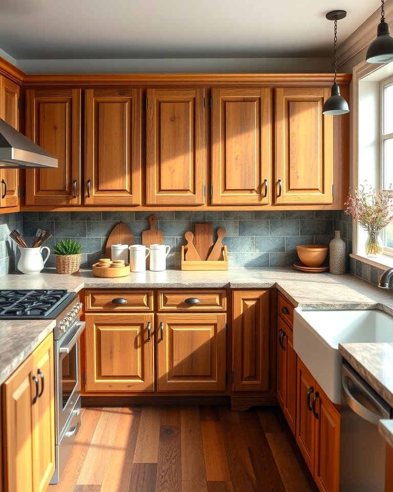 25 Natural Cherry Kitchen Cabinets for a Warm and Inviting Look