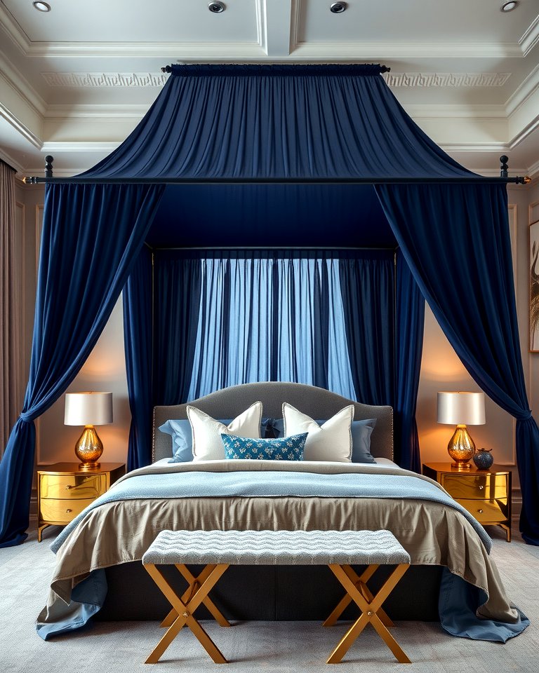 25 Navy Blue Bedroom Ideas for a Serene Retreat
