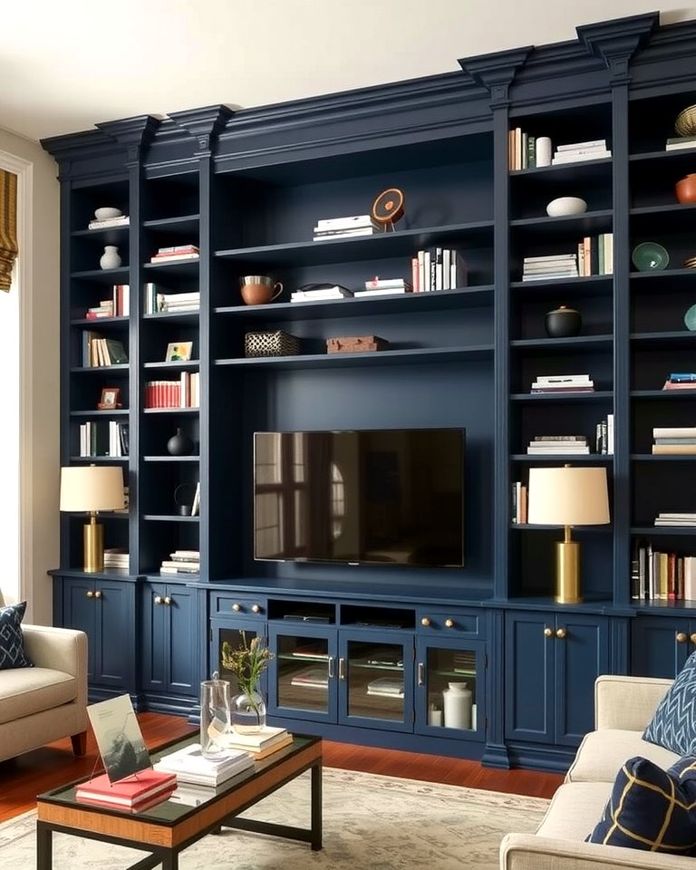 25 Navy Blue Living Room Ideas for a Cozy Retreat
