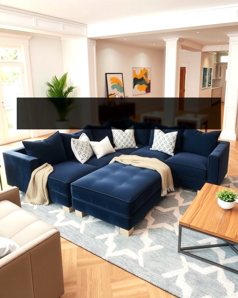 25 Navy Blue Living Room Ideas for a Cozy Retreat