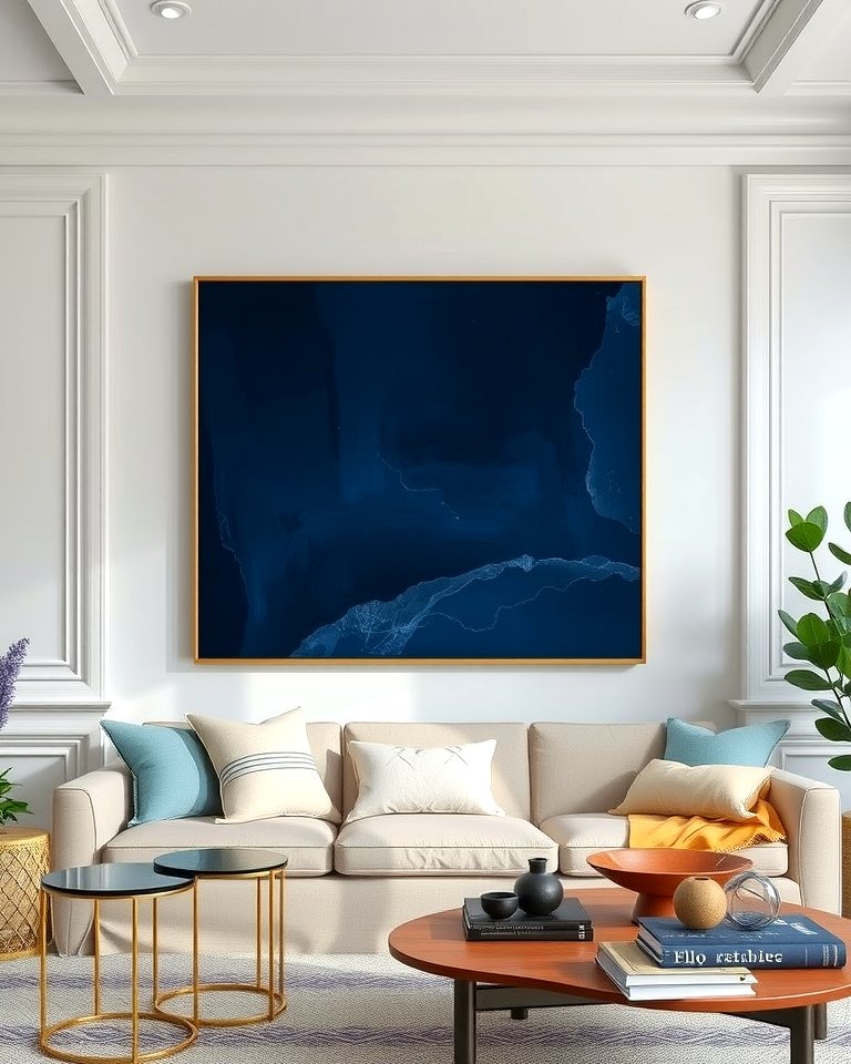 25 Navy Blue Living Room Ideas for a Cozy Retreat