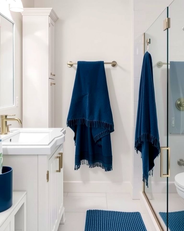25 Navy Blue Bathroom Ideas for a Luxurious Look