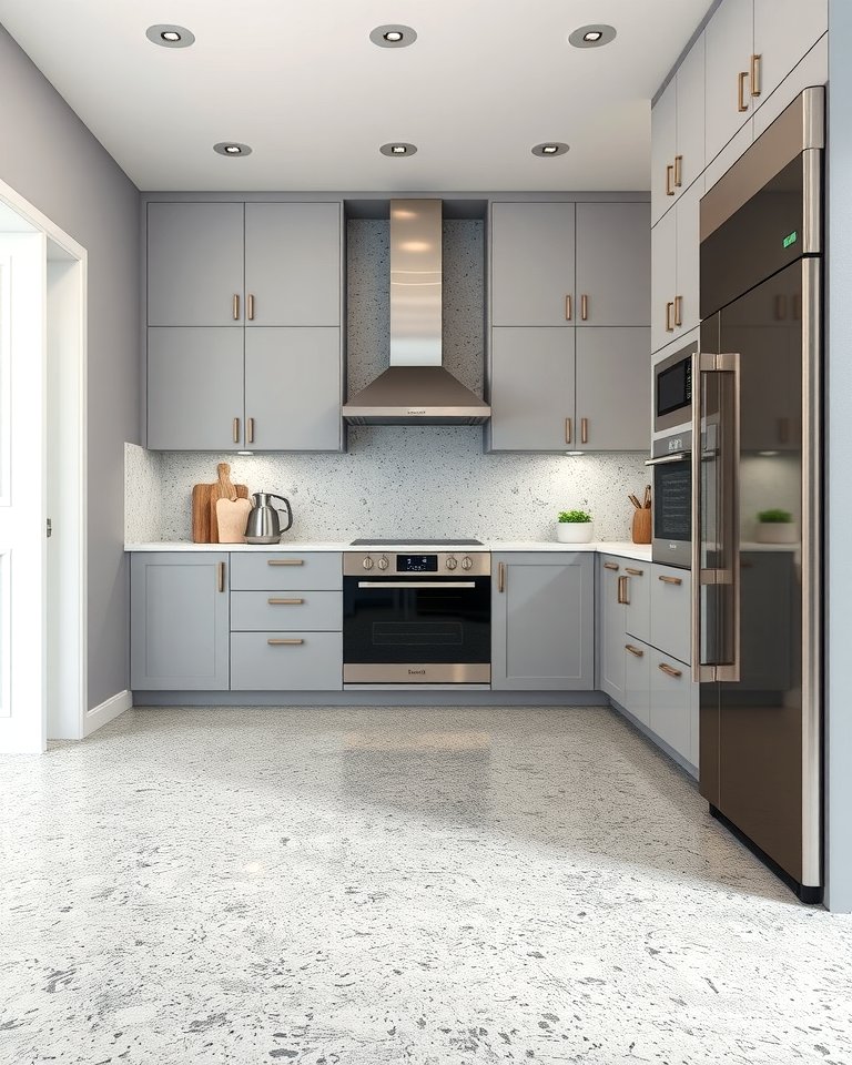 25 Terrazzo Kitchen Floor Ideas for a Unique Look