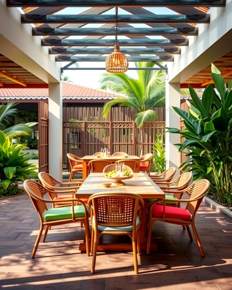 25 Tropical Patio Ideas for a Relaxing Outdoor Oasis