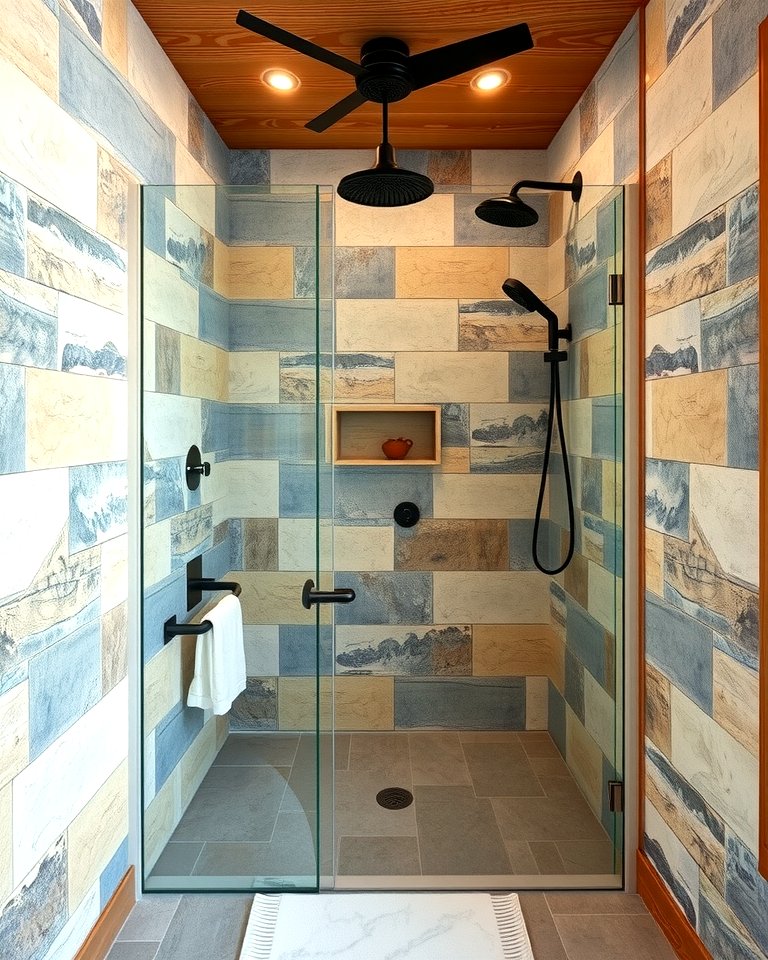 25 Rustic Walk-in Shower Ideas for a Spa-Like Bathroom