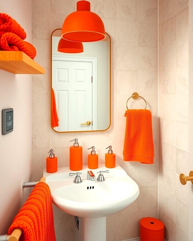25 Orange Bathroom Ideas for a Vibrant Space