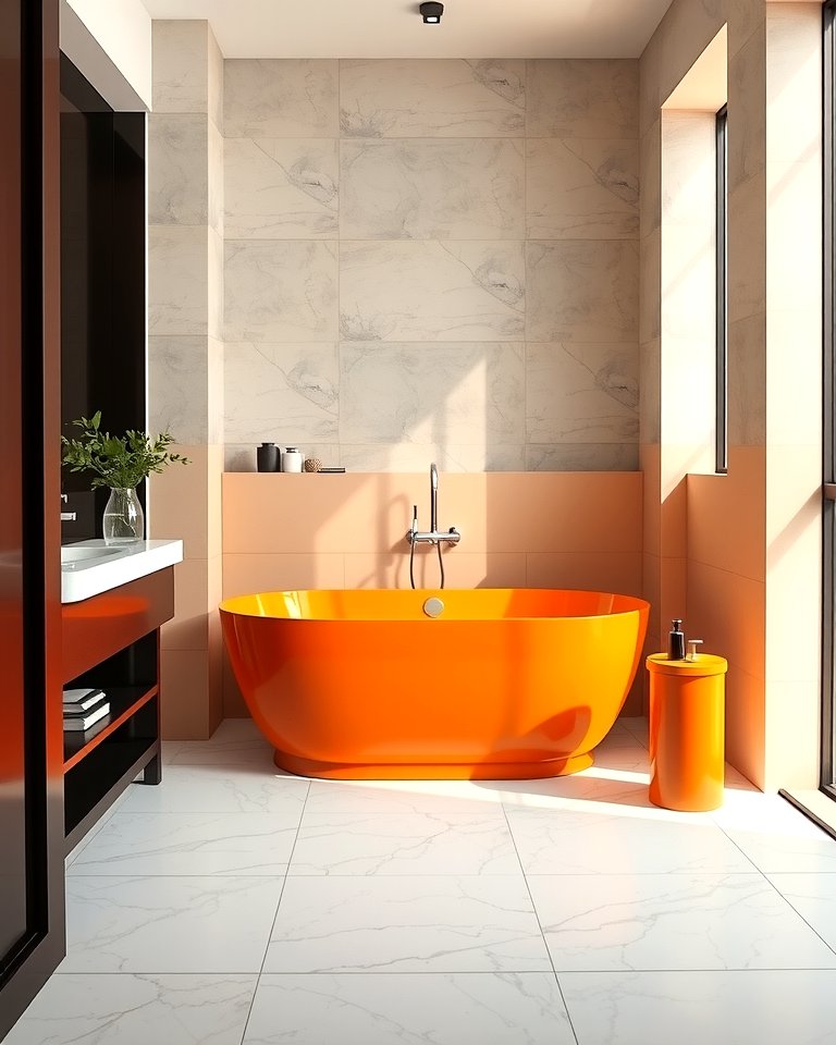 25 Orange Bathroom Ideas for a Vibrant Space