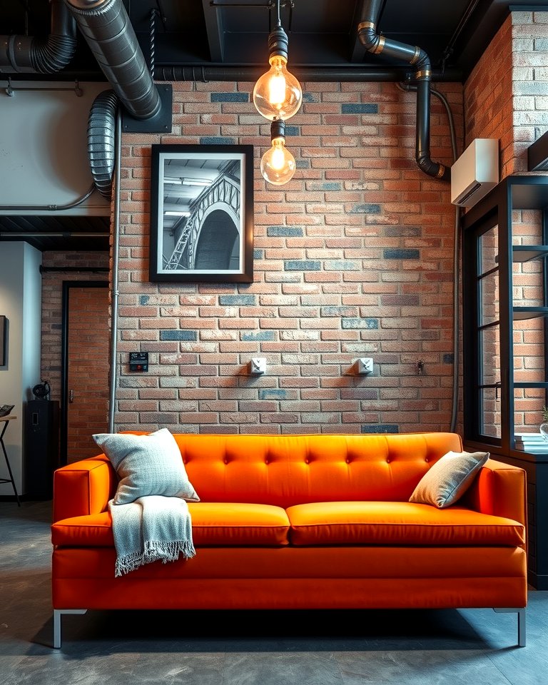 25 Orange Couch Living Room Ideas for a Vibrant Space