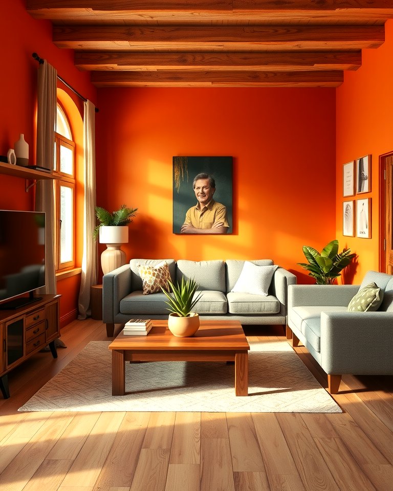 25 Orange Room Ideas to Brighten Up Your Space