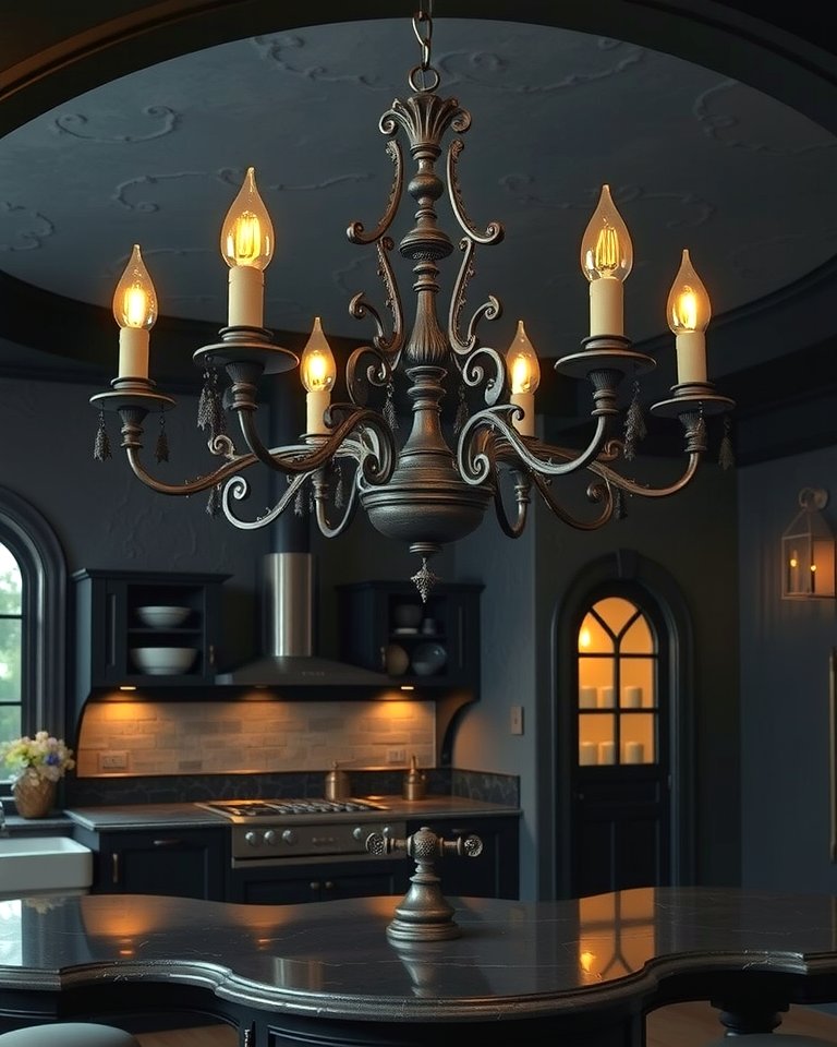 30 Gothic Kitchen Ideas for Dramatic Dark Aesthetic Spaces