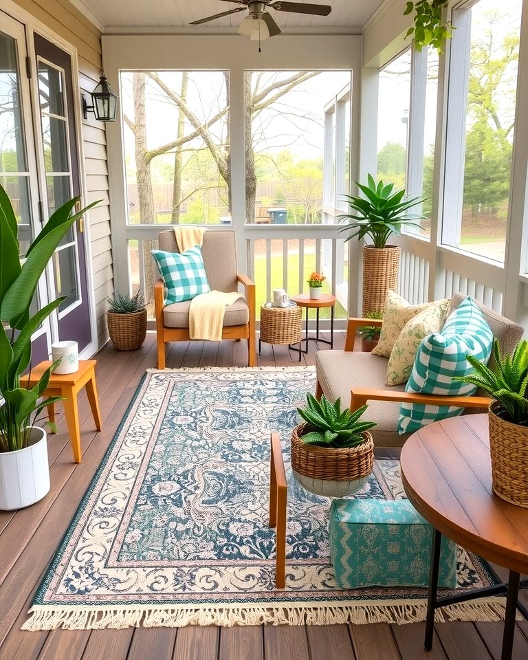 25 Small Screened-in Porch Ideas for Comfort