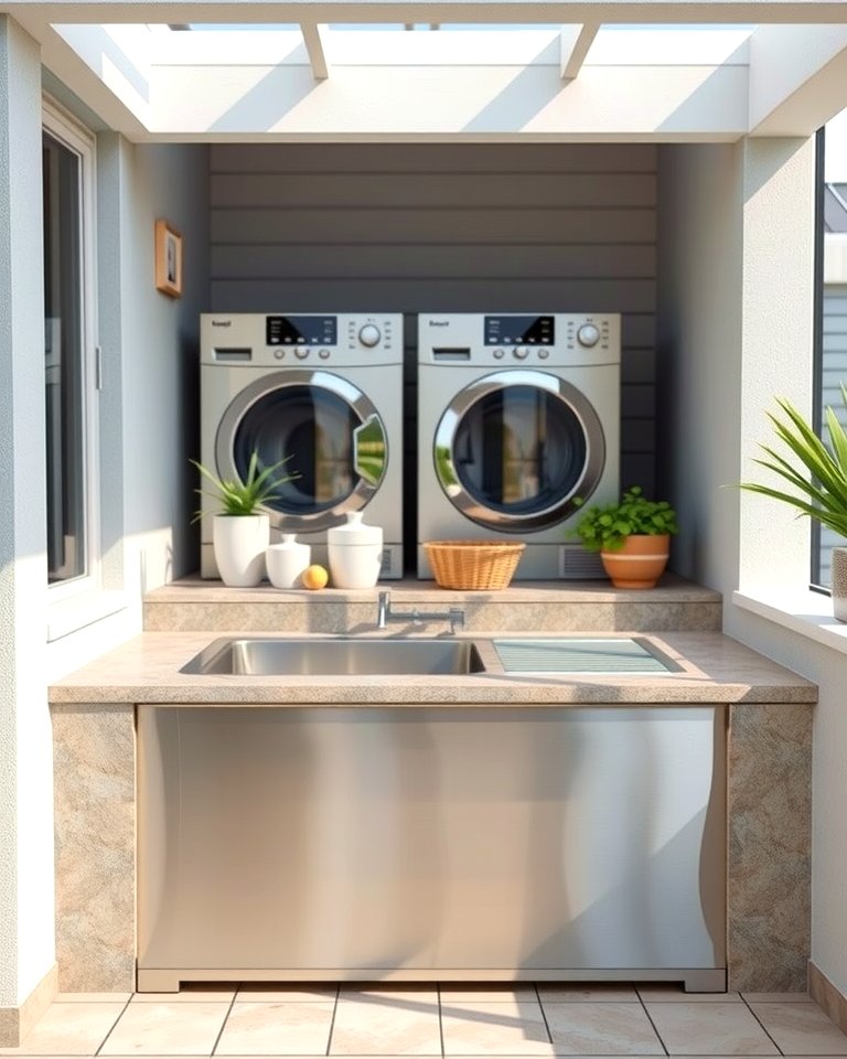 25 Outdoor Laundry Area Design Ideas for Convenience
