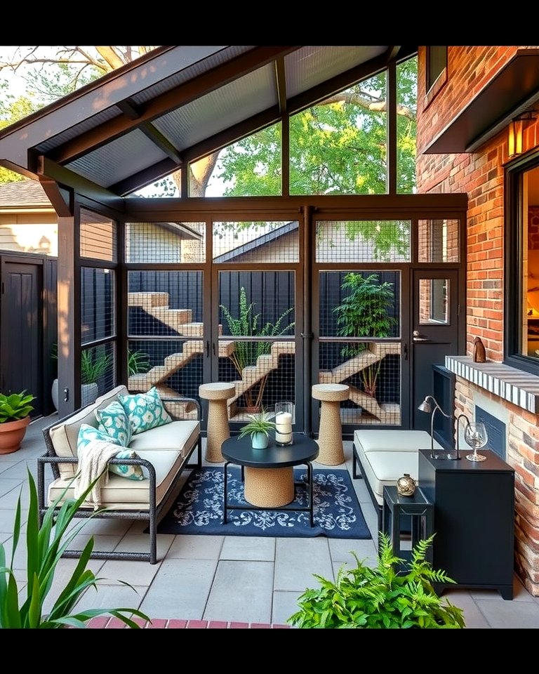 25 Outdoor Catio Ideas for Your Feline Friends