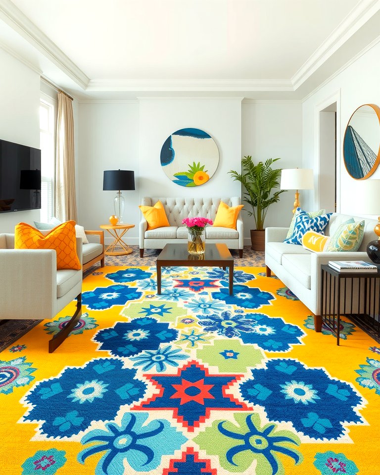 25 Yellow and Blue Living Room Ideas for a Fresh Look