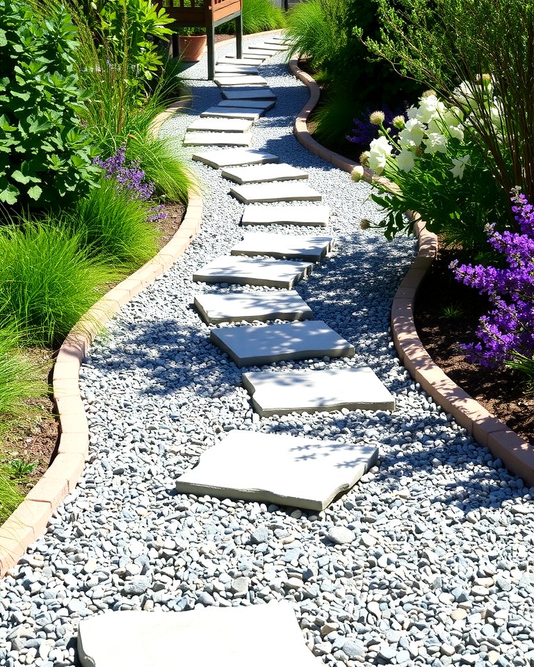 25 Pea Gravel Walkway Ideas for a Charming Garden Path