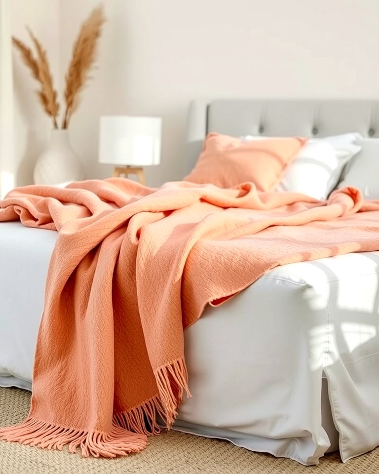 25 Peach Bedroom Ideas for a Soft and Serene Retreat