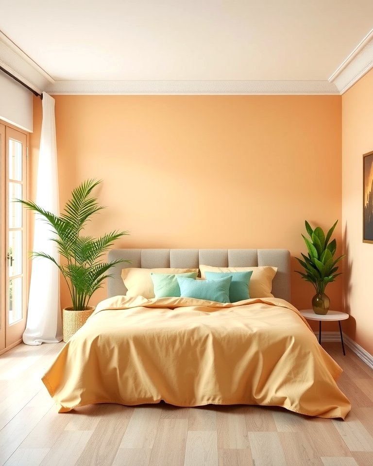 25 Peach Bedroom Ideas for a Soft and Serene Retreat