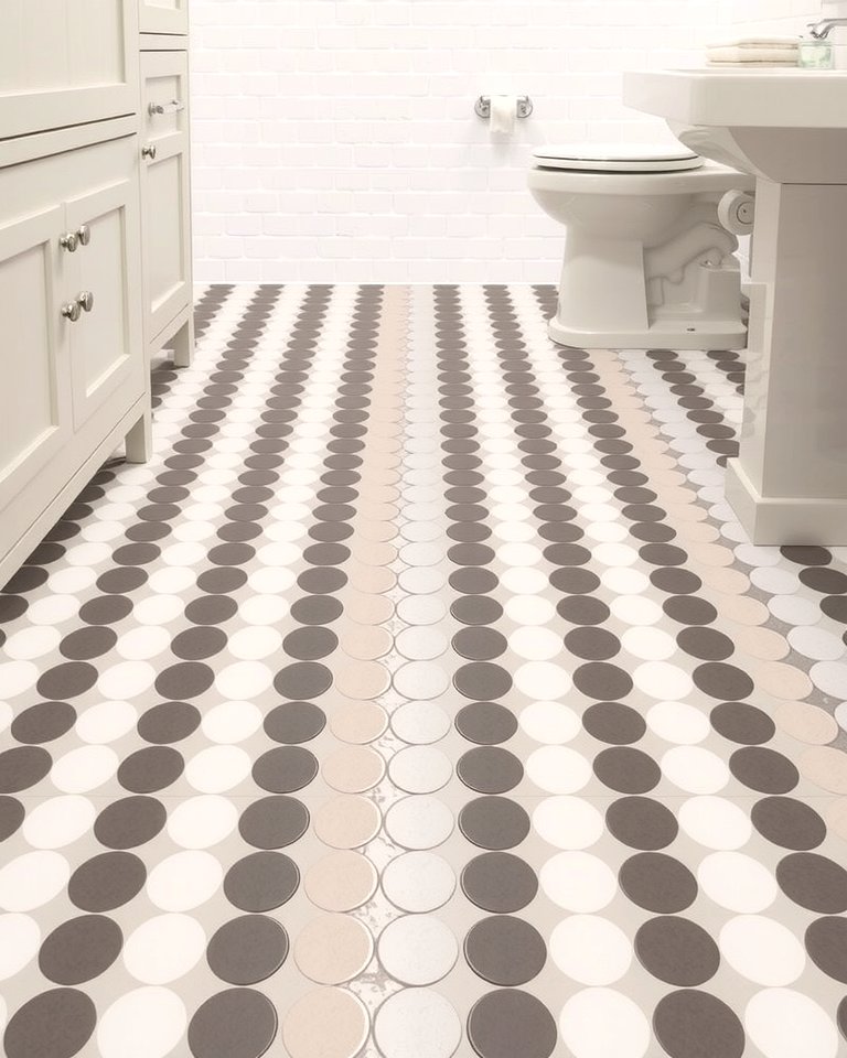 25 Penny Tile Bathroom Floor Ideas for a Unique Look