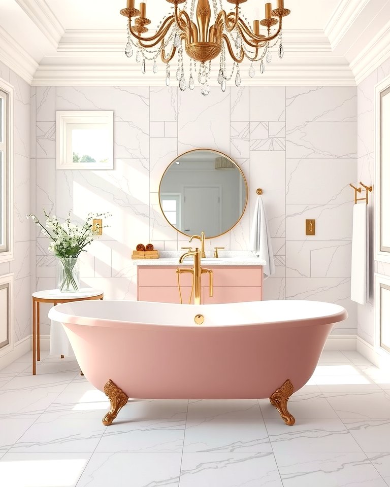 25 Pink Bathroom Ideas for a Soft and Serene Space