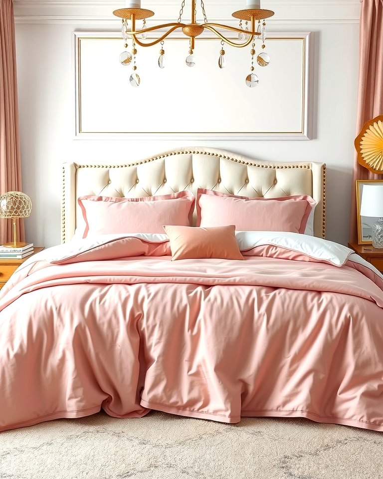 25 Pink and Gold Bedroom Ideas for a Luxurious Retreat