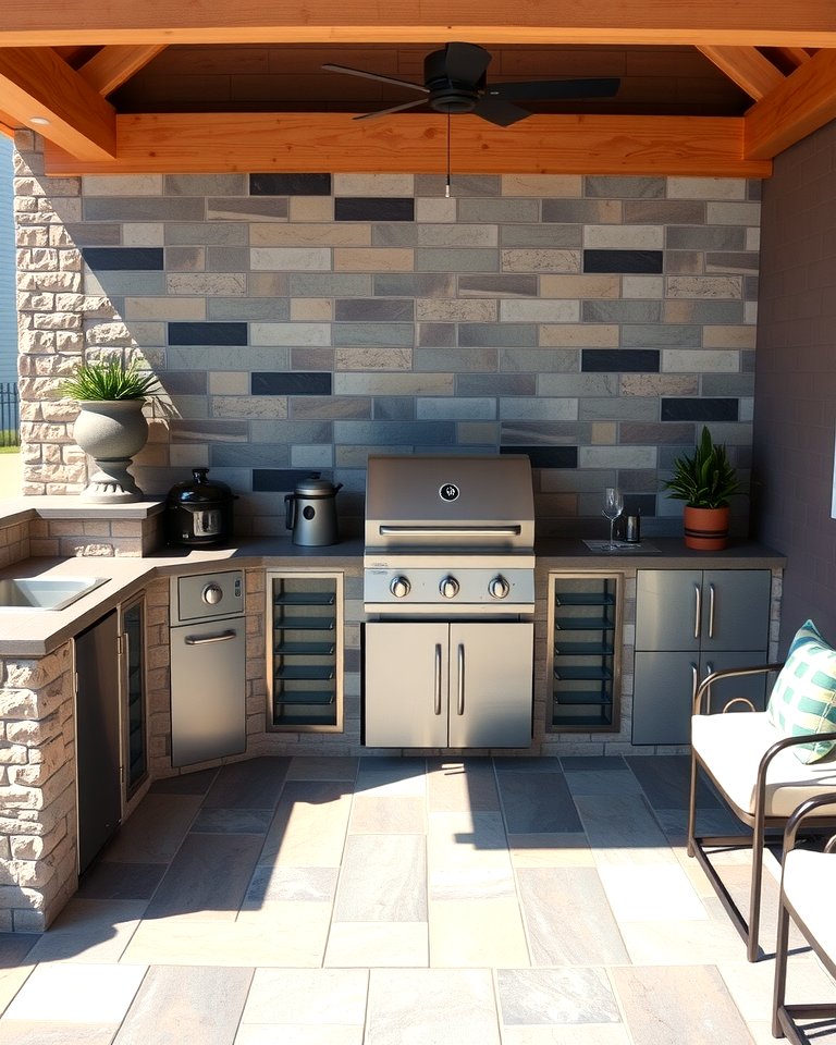 30 Pool House with Outdoor Kitchen Designs for Entertaining