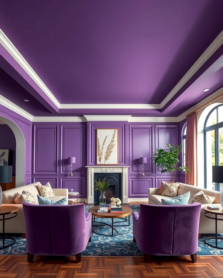 25 Purple Living Room Ideas for a Stylish Home Makeover