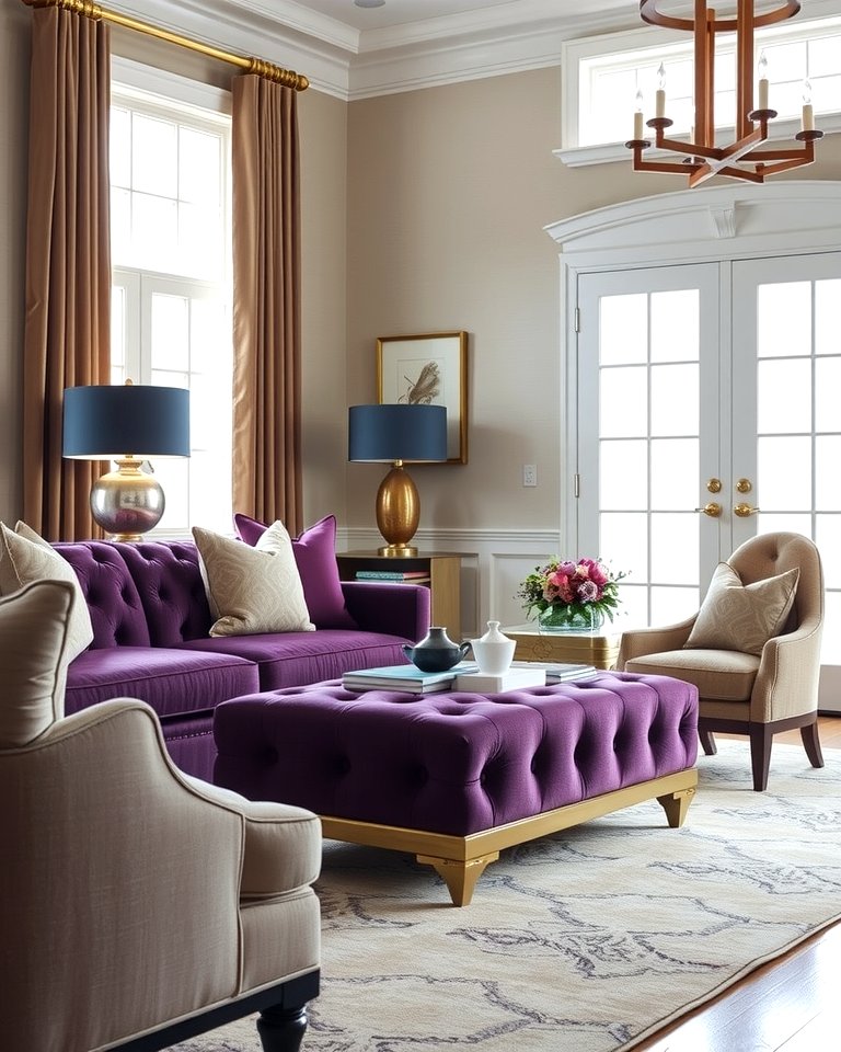 25 Purple Living Room Ideas for a Stylish Home Makeover