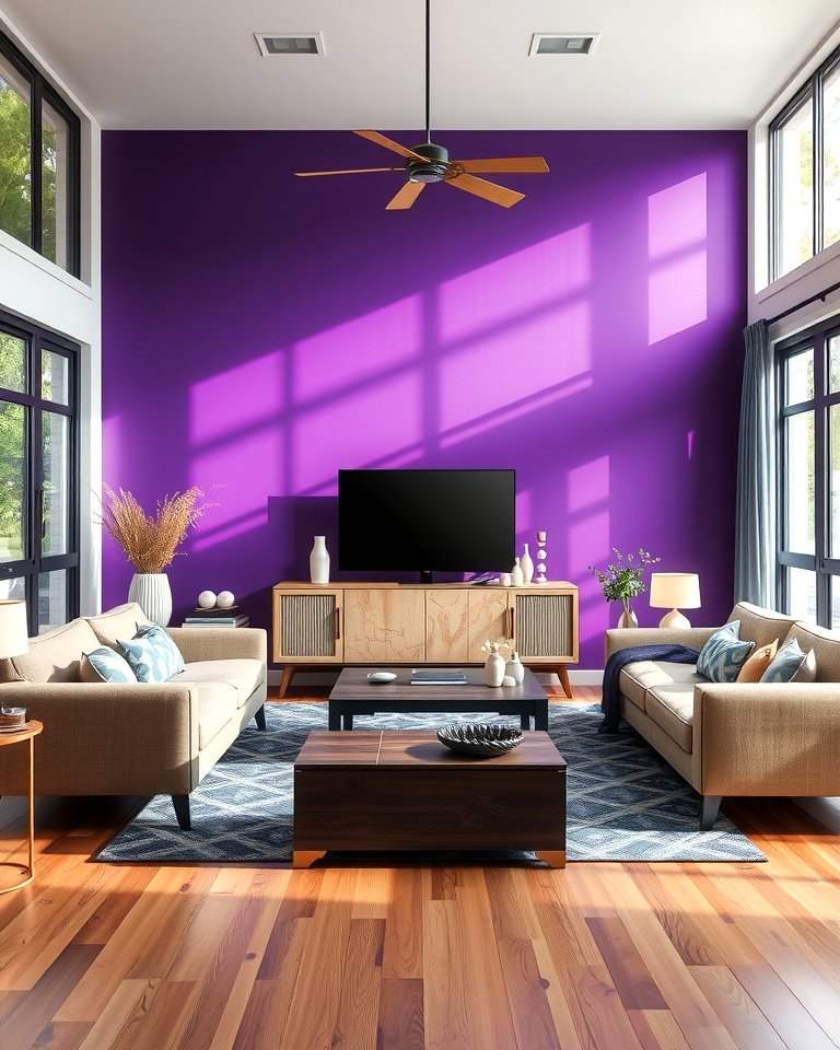 25 Purple Living Room Ideas for a Stylish Home Makeover